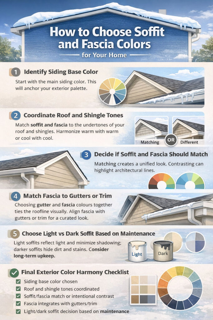 How to Choose Soffit and Fascia Colors for Your House